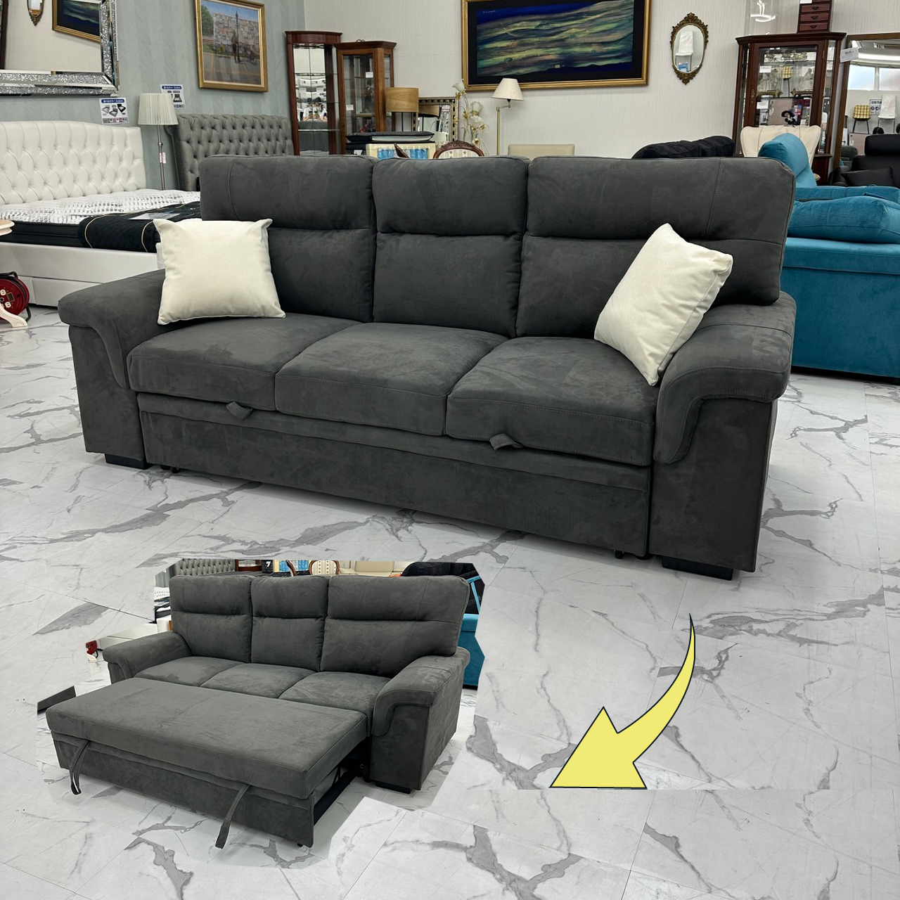 フットレスト付きハイバックソファ Delta デルタ – Nostra Casa Mia