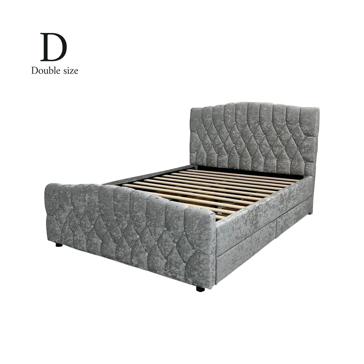 ダブルベッド Standard Bella スタンダード ベラ／ボタンモチーフ – Nostra Casa Mia